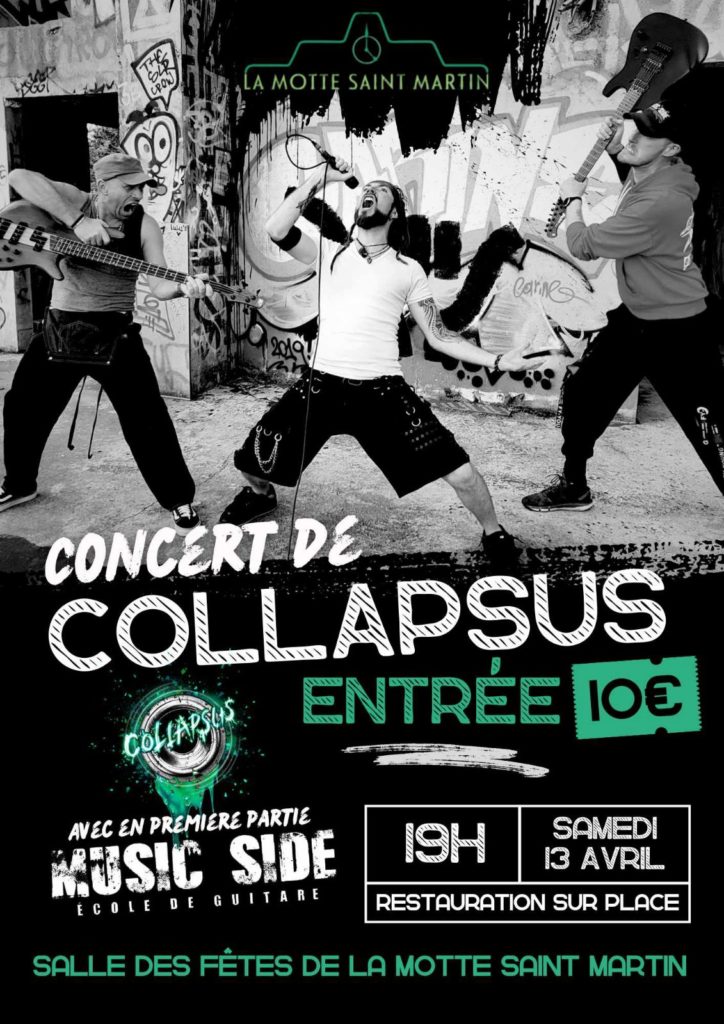 AFFICHE COLLAPSUS-A3 | La Motte Saint Martin